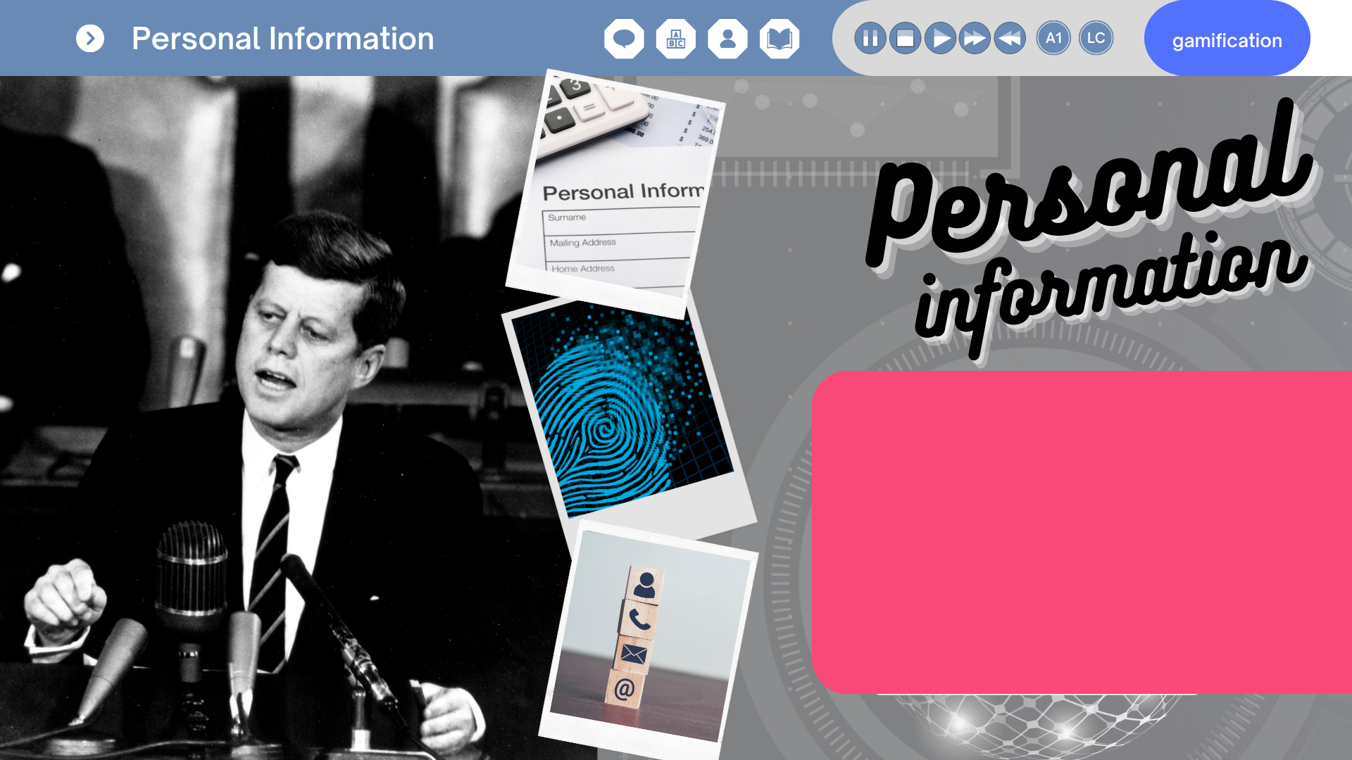 Personal Information Quiz | Genially