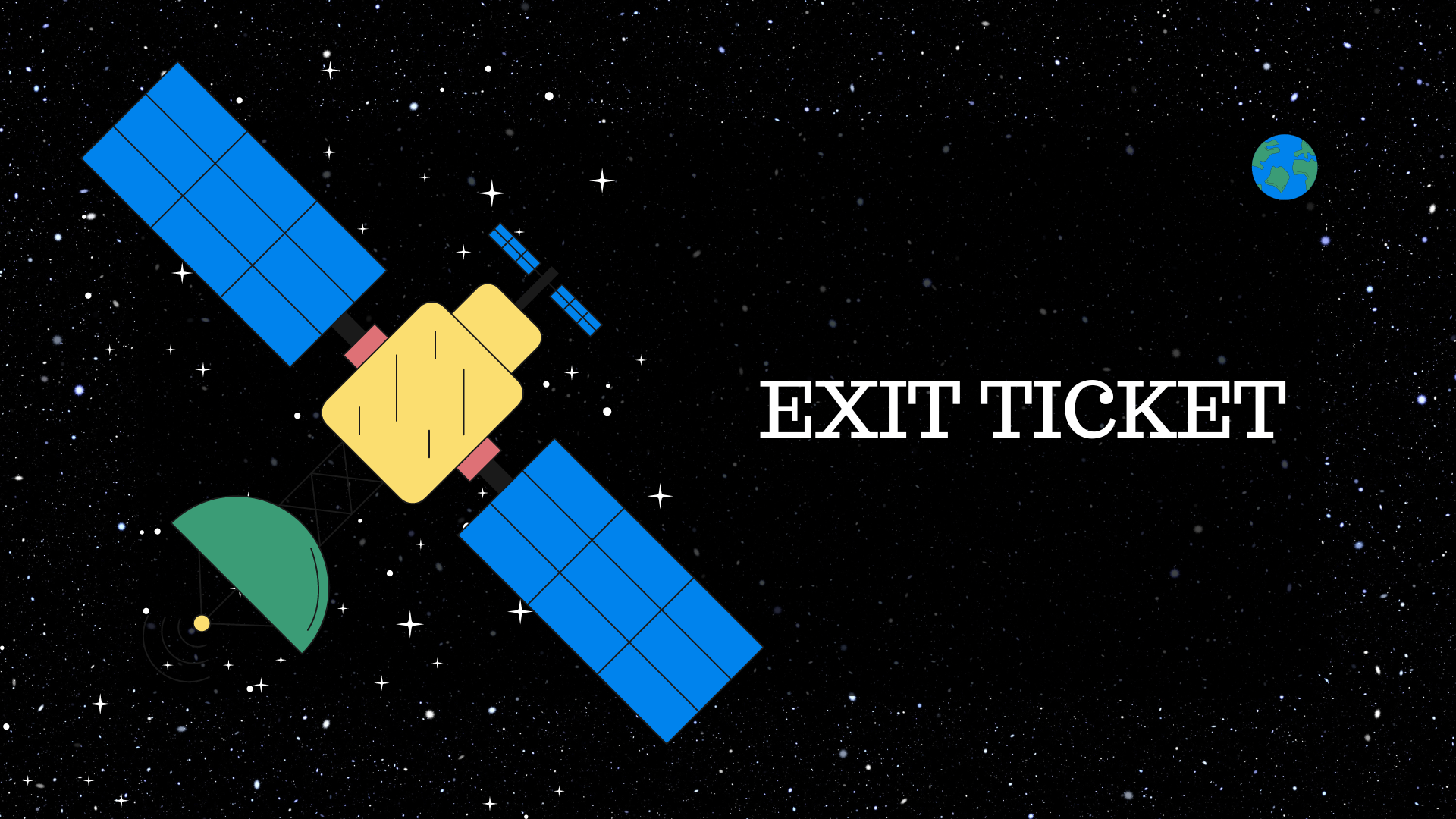 8th Science Exit Ticket