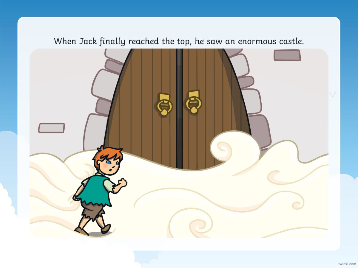 Jack and the Beanstalk retell