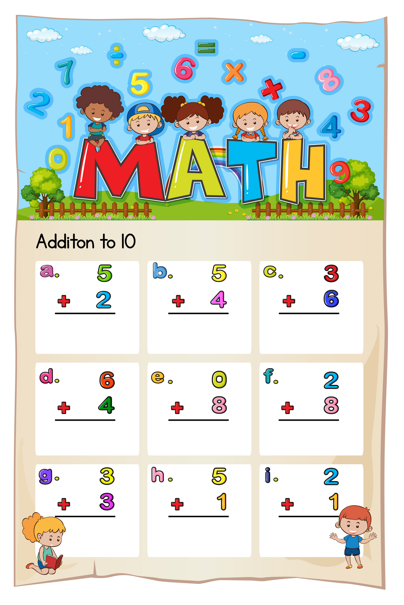 Addition Dots Addition Dots