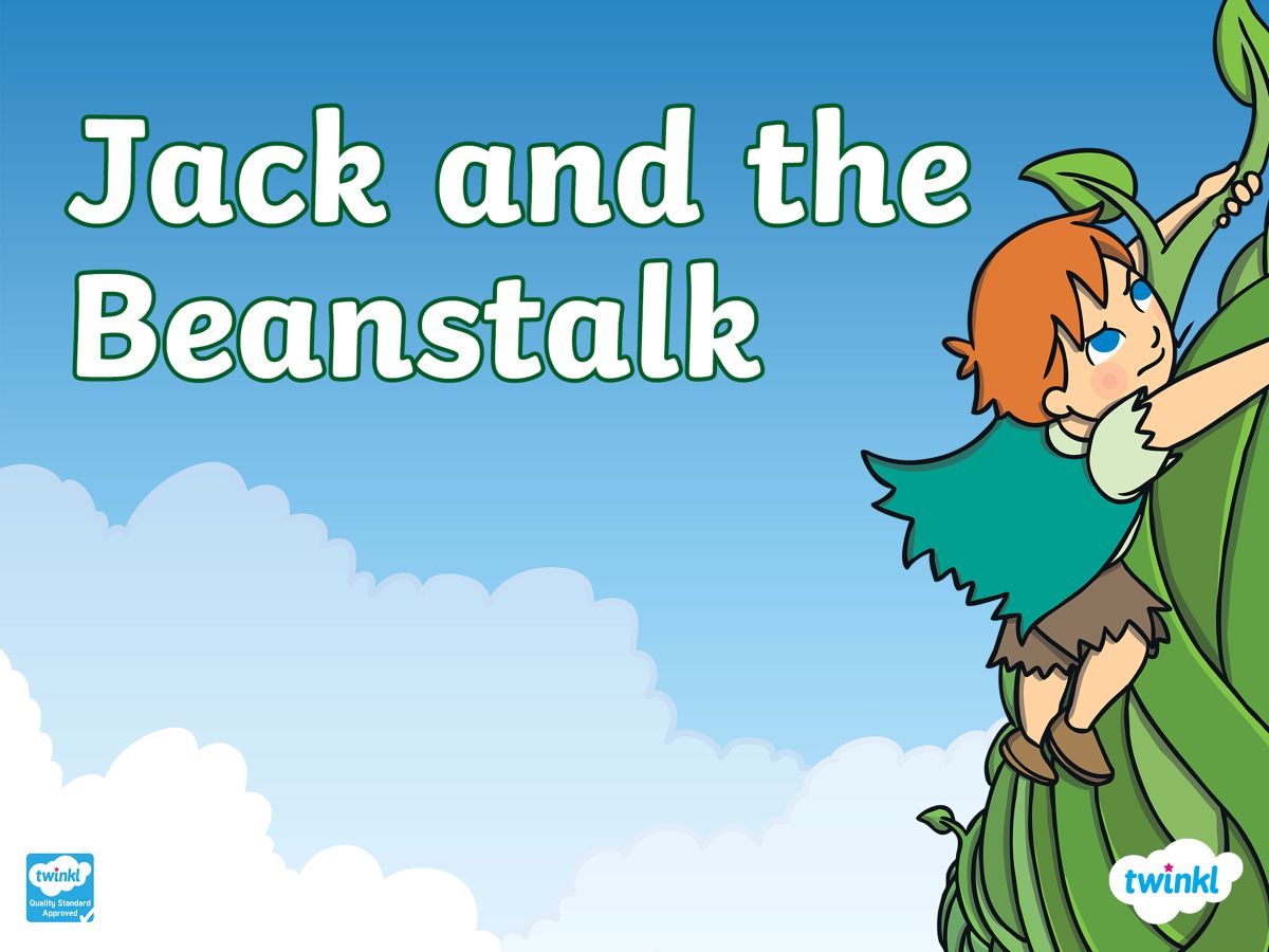 Jack and the Beanstalk retell.