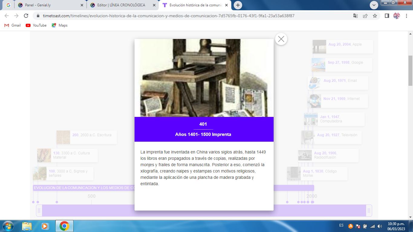 LÍNEA CRONOLÓGICA nicolas | Genially