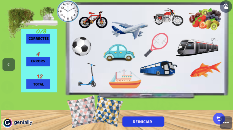 click&bye: VEHICLES | Genially