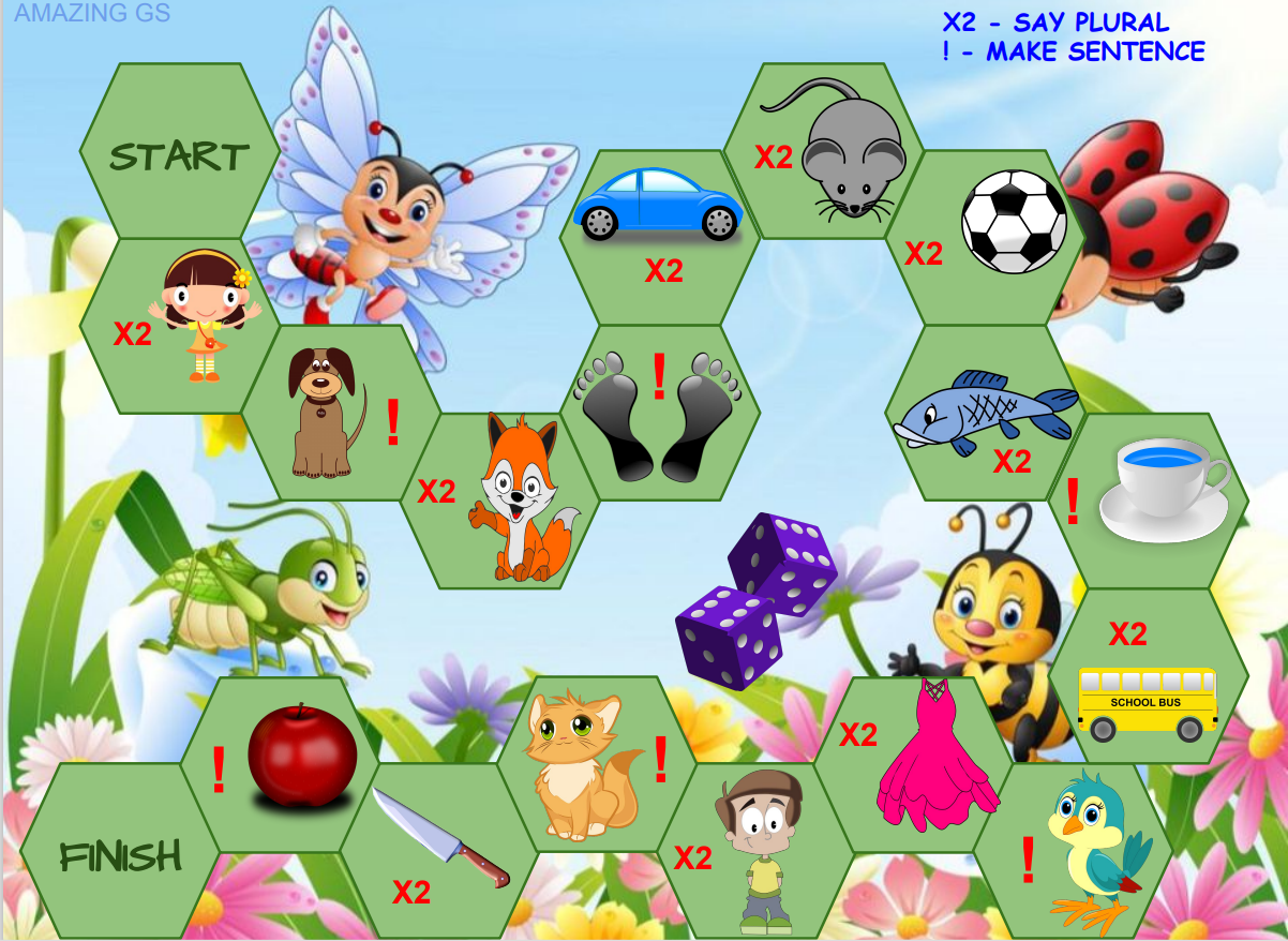 board game plurals | Genially