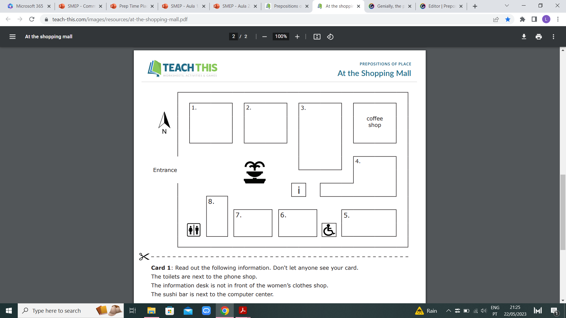 Prepositions of Place Practice | Genially