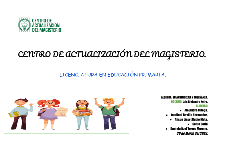 Álgebra. Su aprendizaje y enseñanza. | Genially