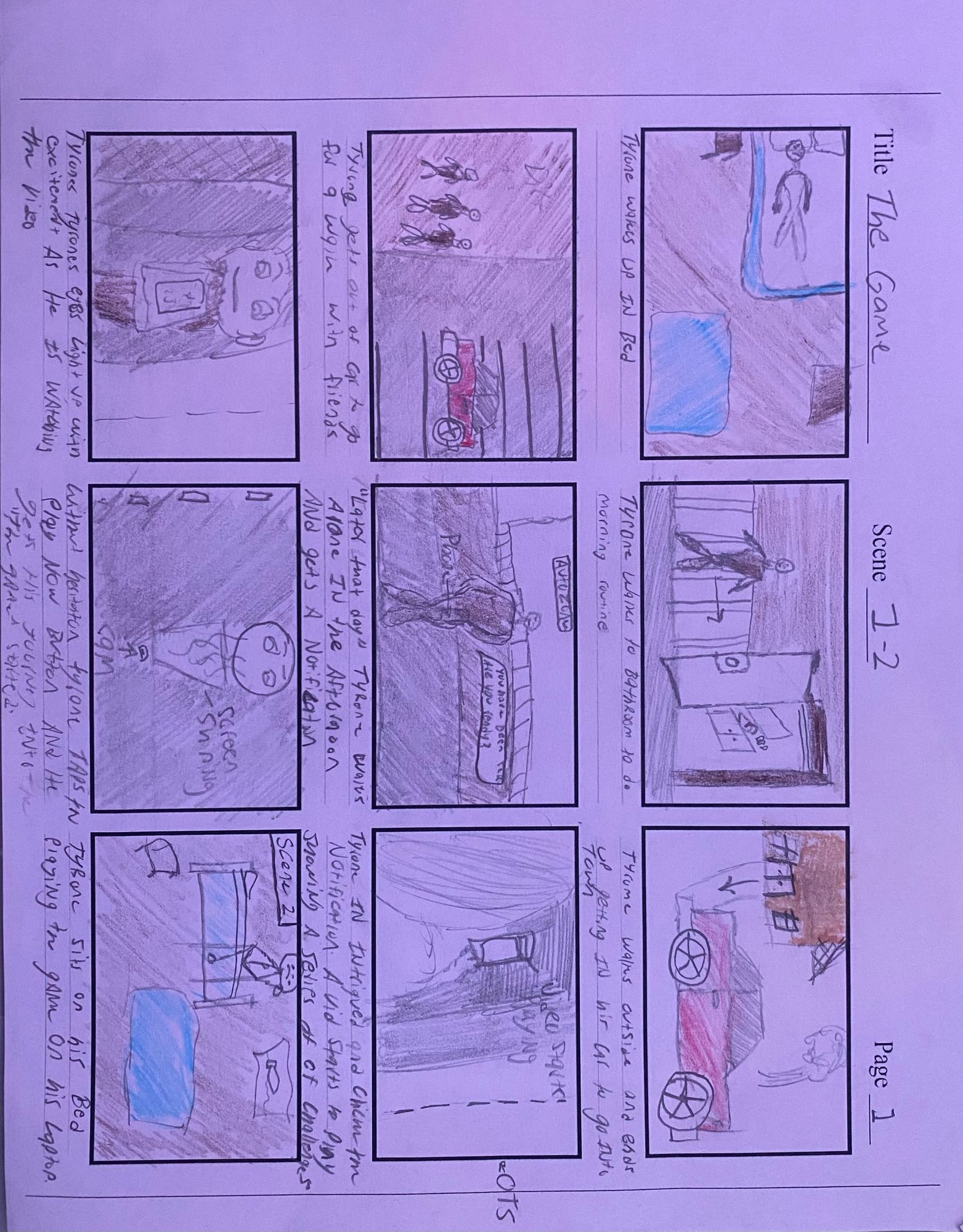 Storyboarding and Treatment For The GAME | Genially