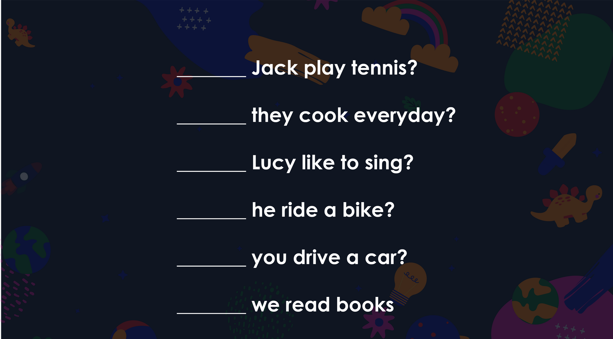 Do or Does | Genially