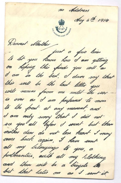 Letters from the First World War | Genially