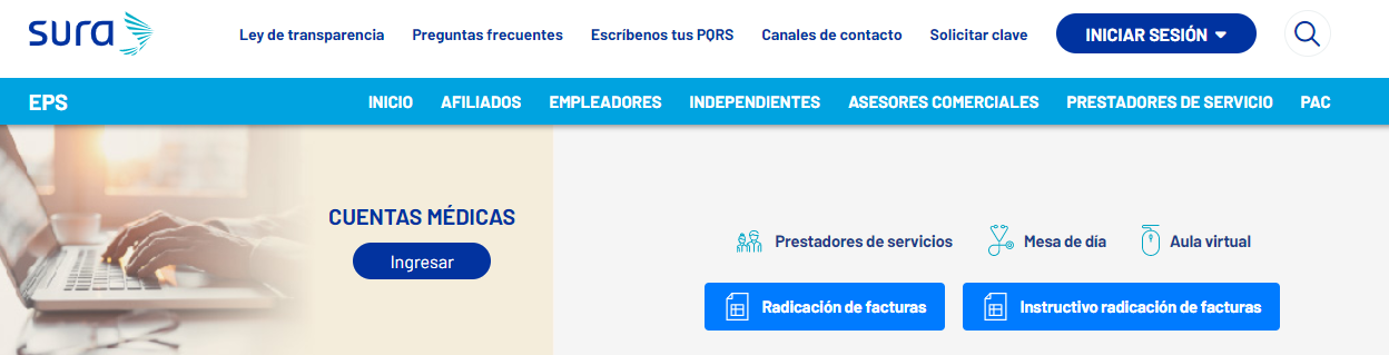 Instructivo EPS Sura | Genially