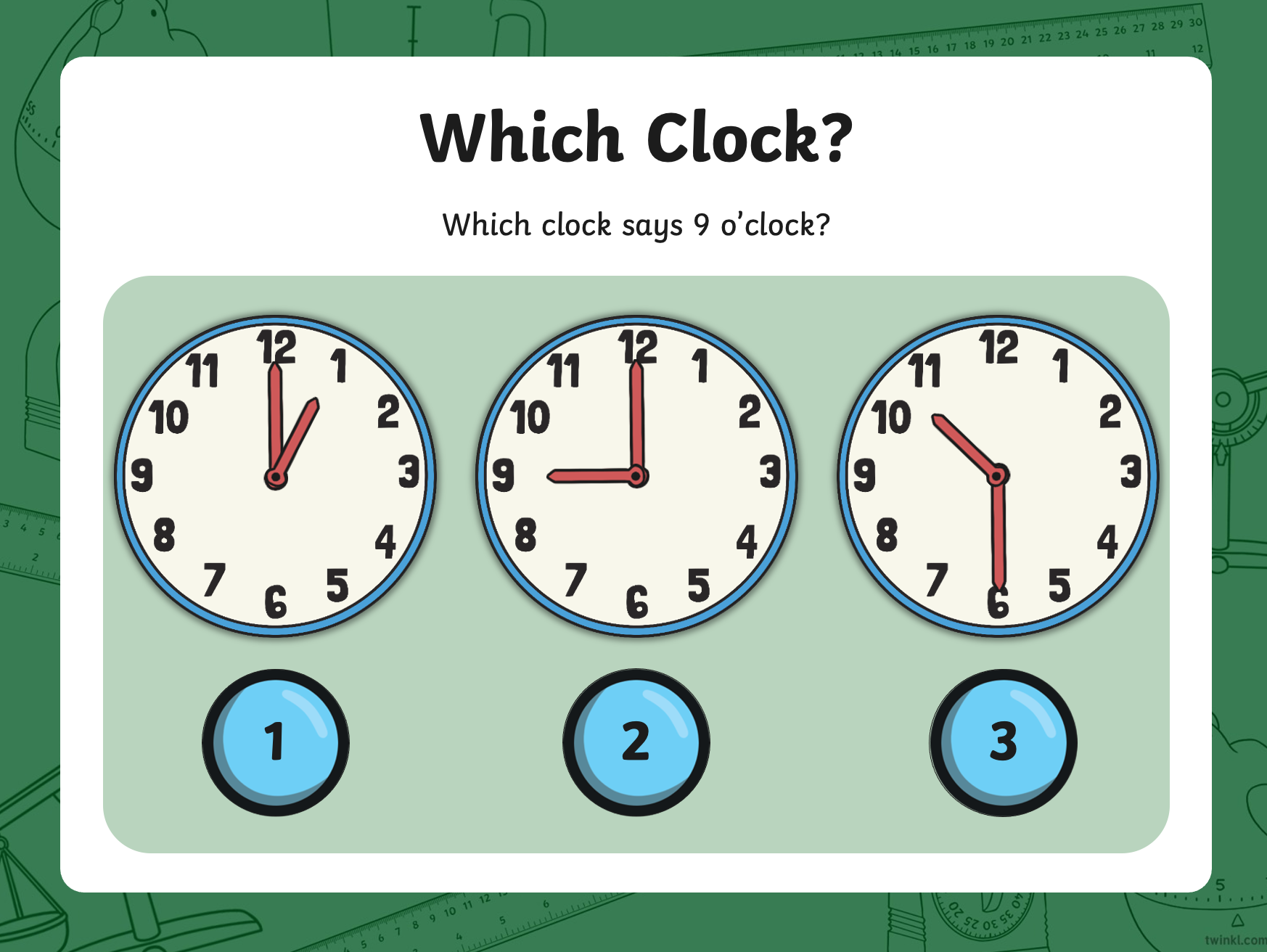 Telling the time : PAST and TO | Genially