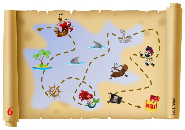 carte aux pirate