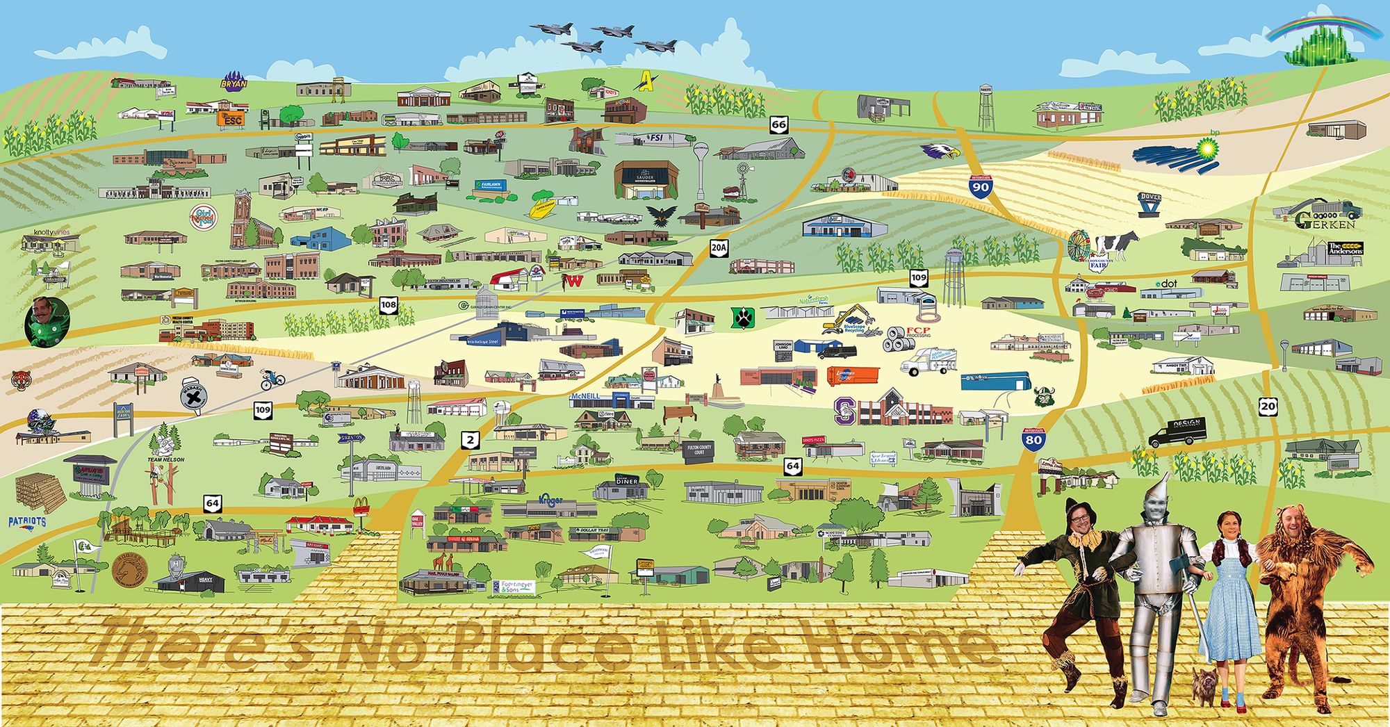 Swanton Schools Immersive Career Mural