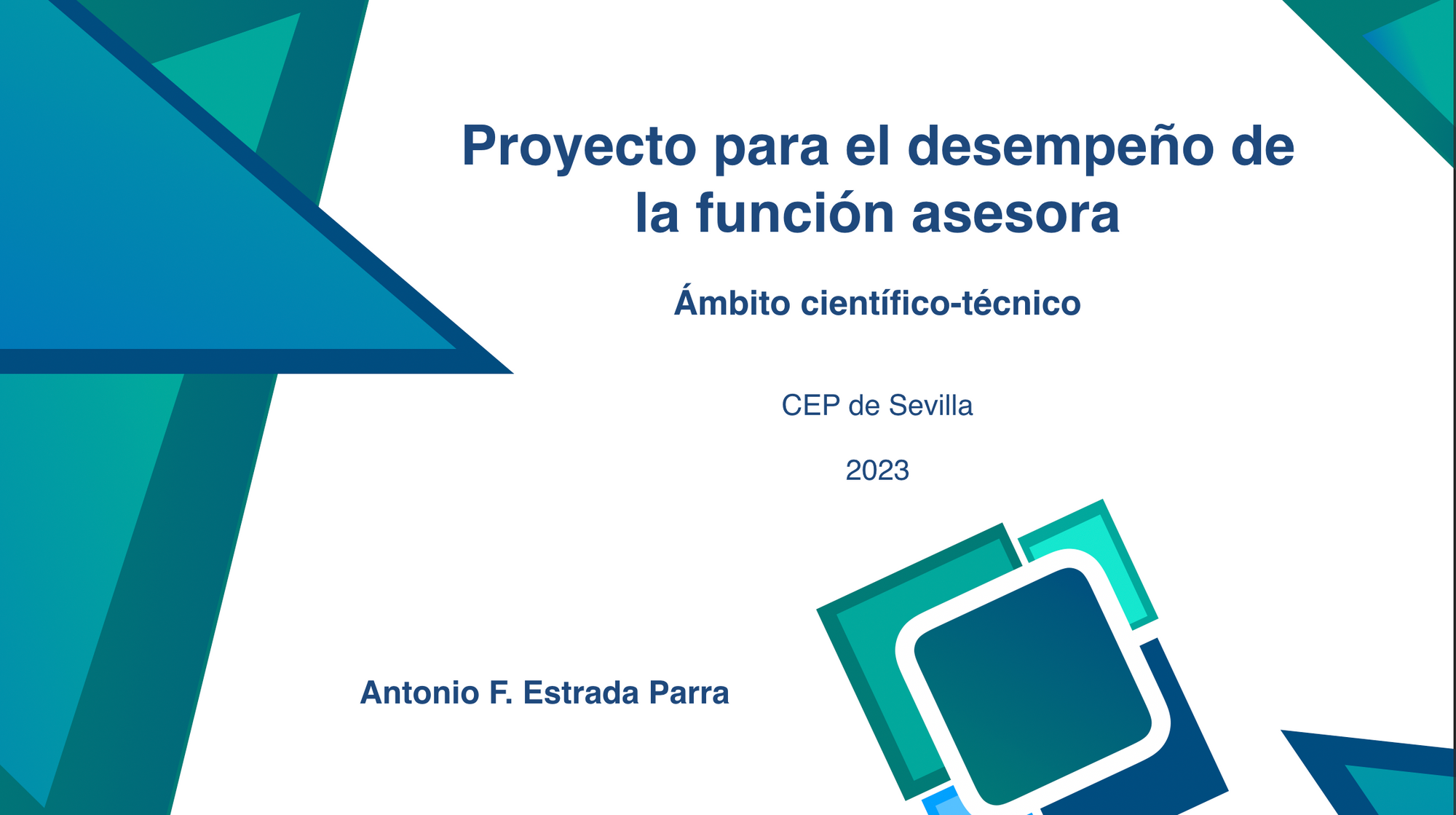Proyecto para el desempeño de la función asesora | Genially