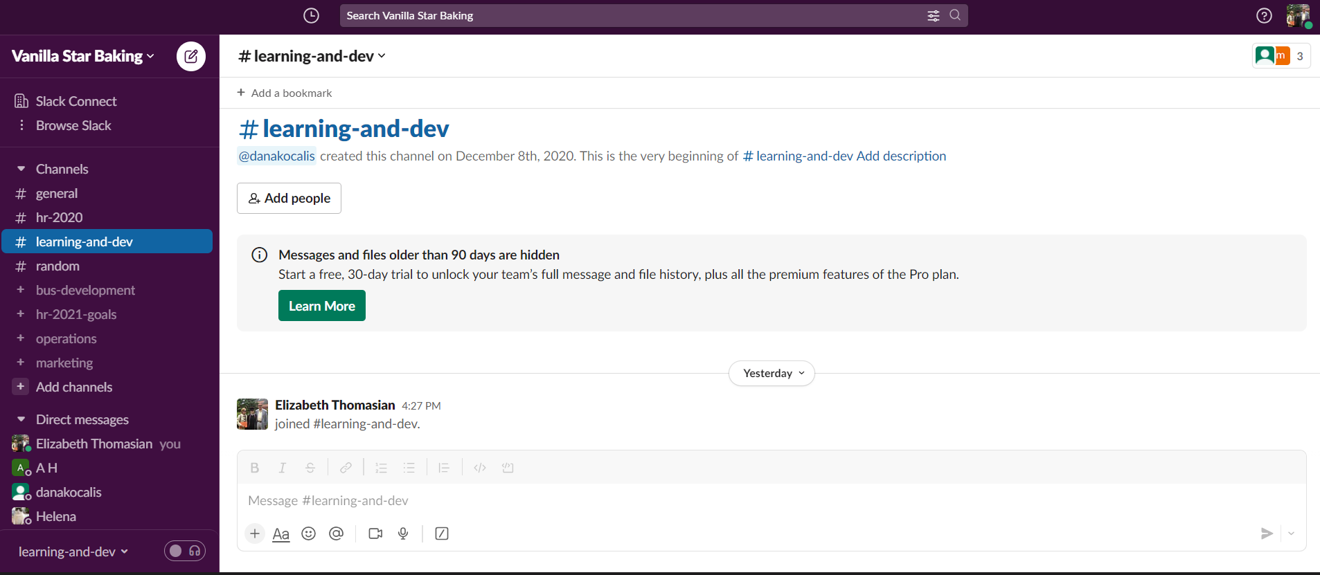 Slack 101 Rise Course