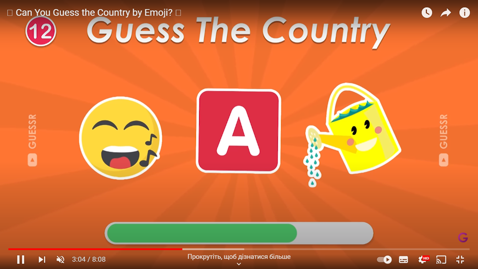 Guess the country by emojis