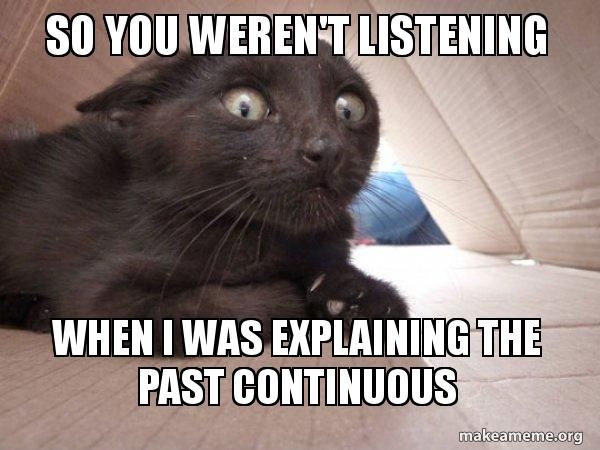 basic verb tenses timeline