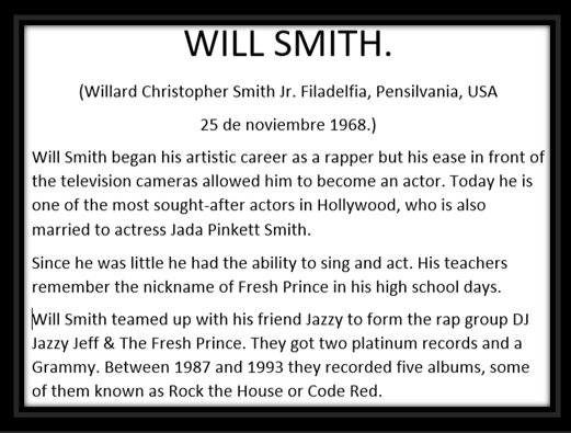 Will Smith. | Genially