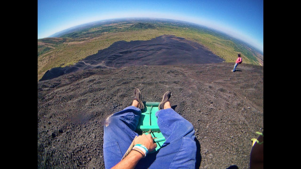 Interactive Image - Volcano Boarding