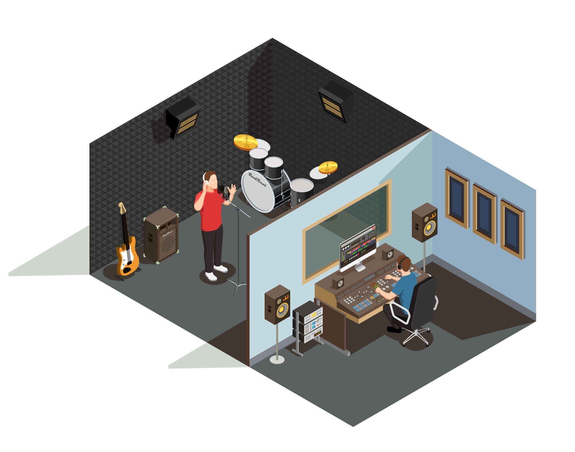 Recording Studio as Cell Structure