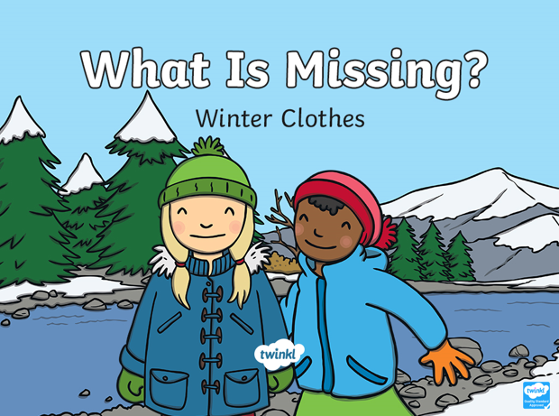 Game: What is missing? Winter clothes | Genially