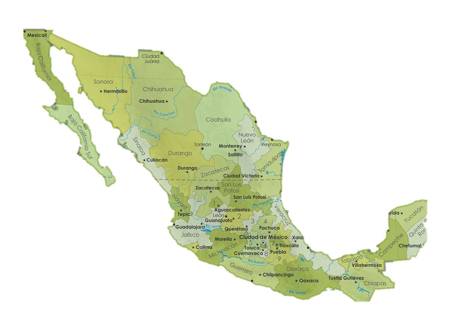 MAPA CONUEE | Genially