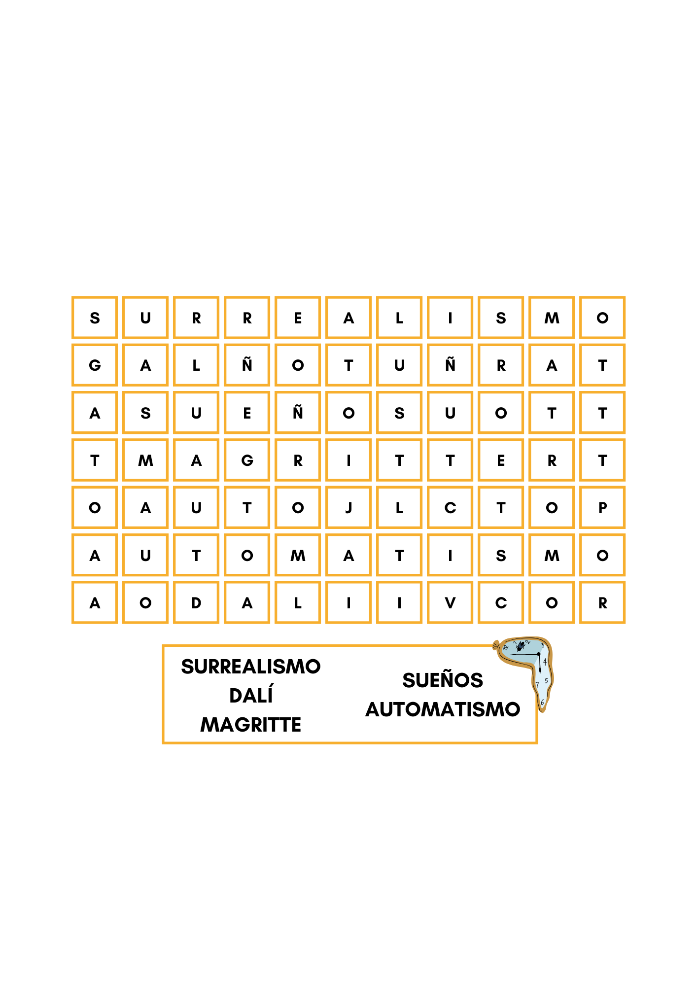 SOPA DE LETRAS | Genially