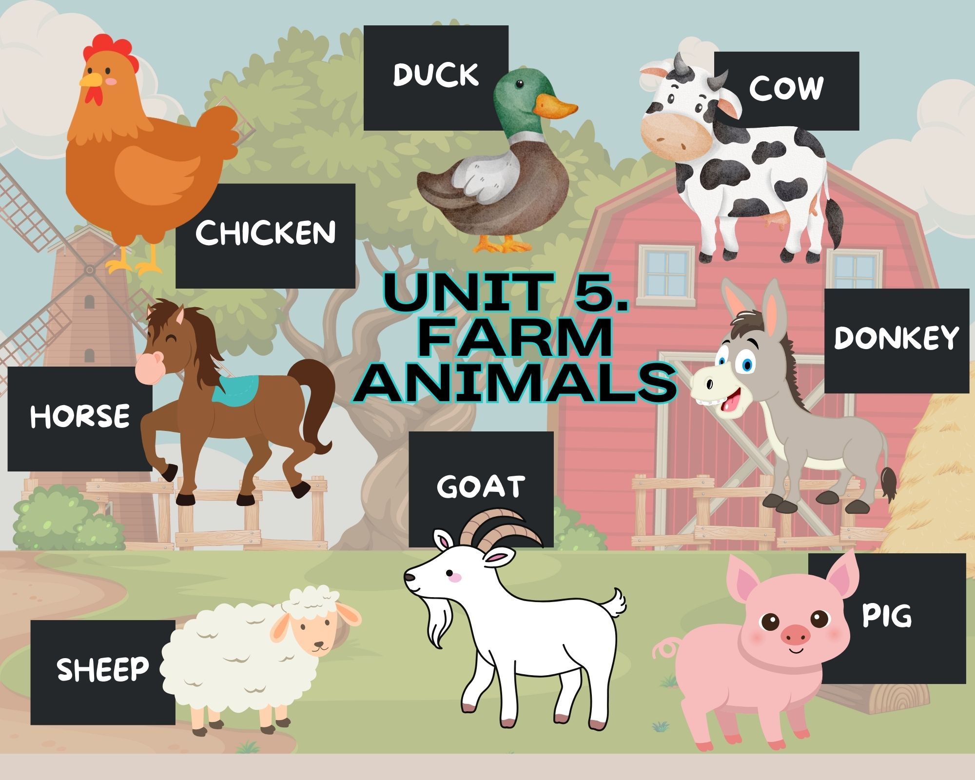 Farm Animals | Genially