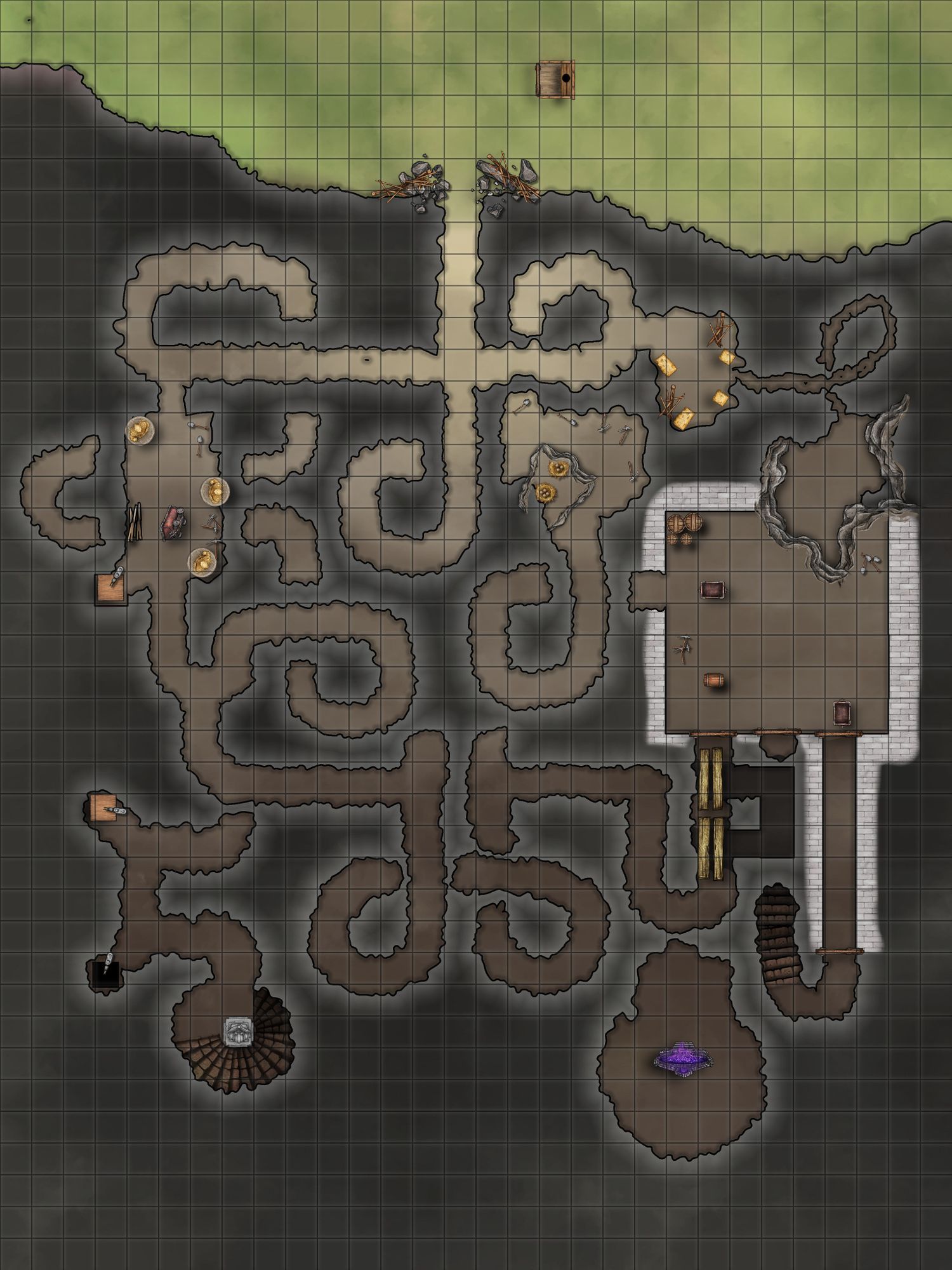 Mine of madness dungeon map | Genially