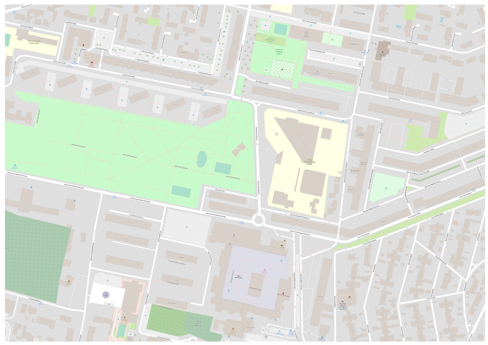 Carte interactive espaces numériques