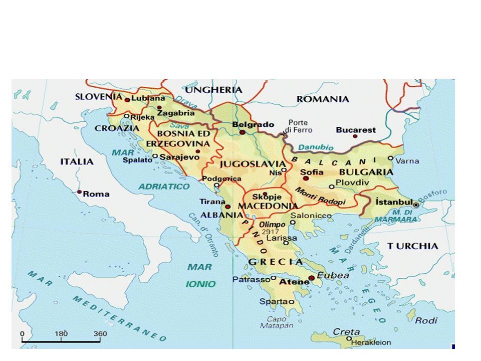 Mappa Della Penisola Balcanica Europea Balcanizzazione Wikipedia