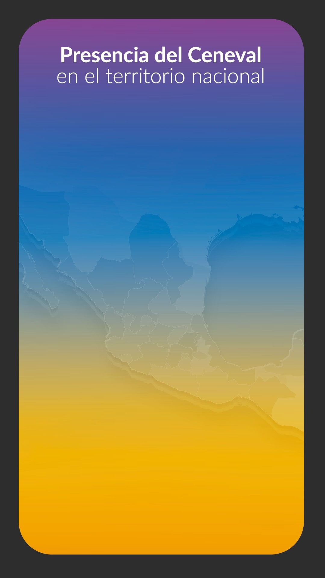 Mapa presencia del Ceneval