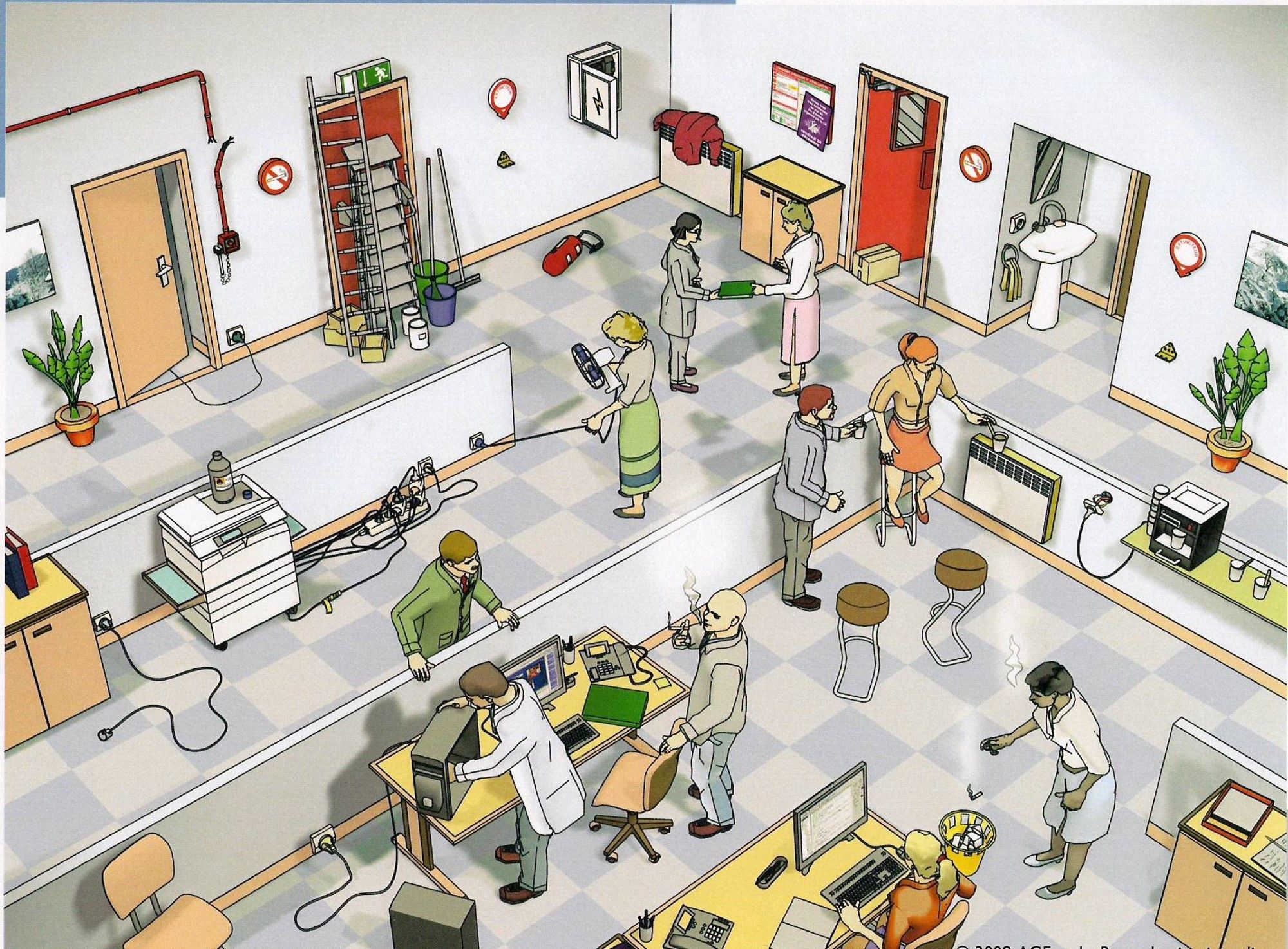 chasse aux risques tertiaire | Genially