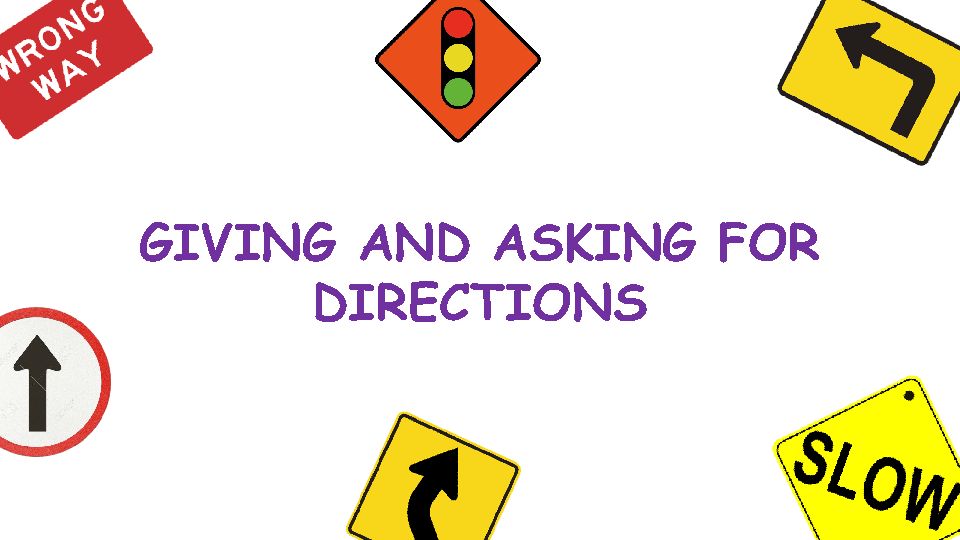 Asking for and giving directions | Genially