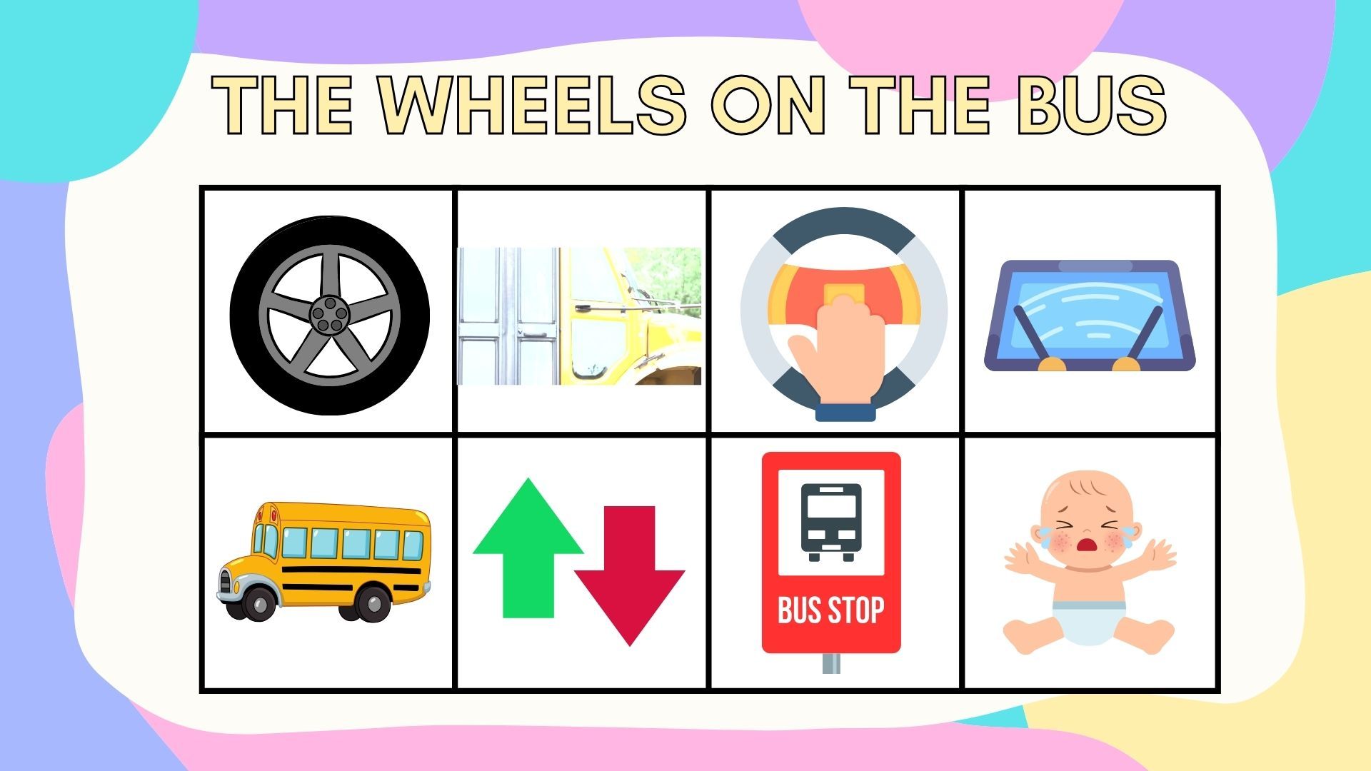 The wheels on the bus_Vocabulary | Genially