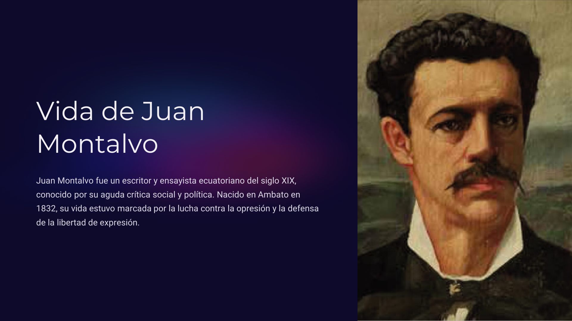 vida de juan montalvo