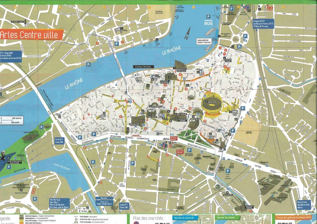 Plan interactif Arles