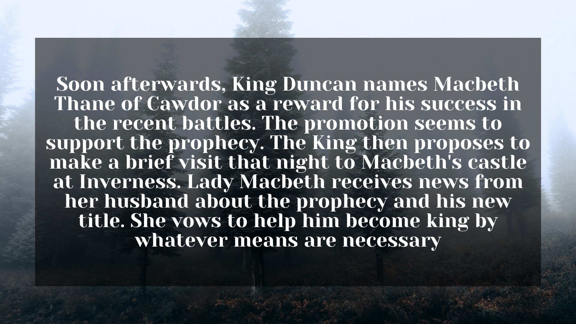 Macbeth plot | Genially