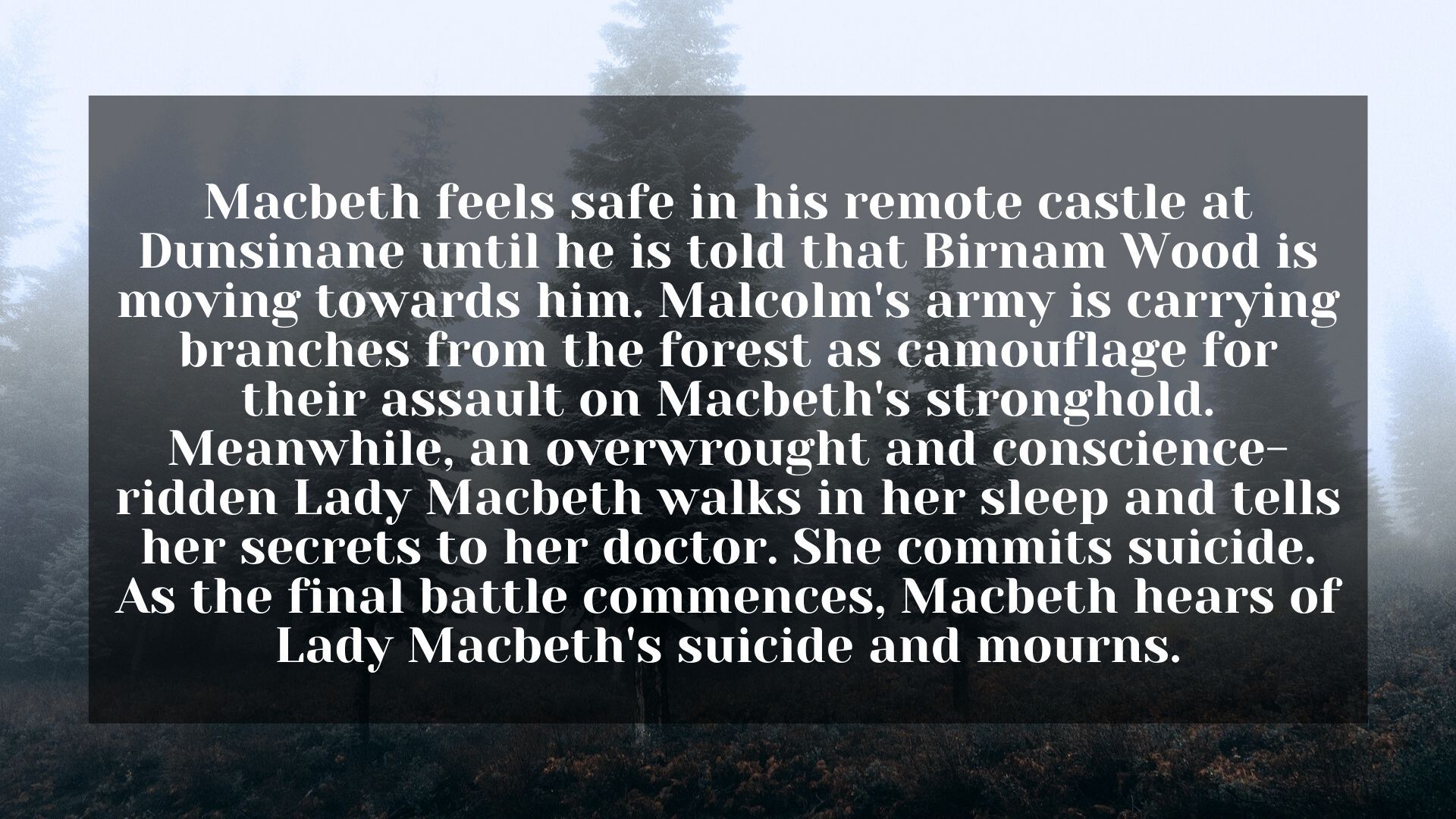 Macbeth plot | Genially